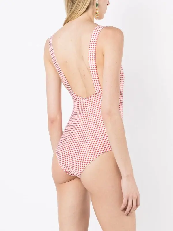 AMIR SLAMA - Amir Slama Gingham Swimsuit