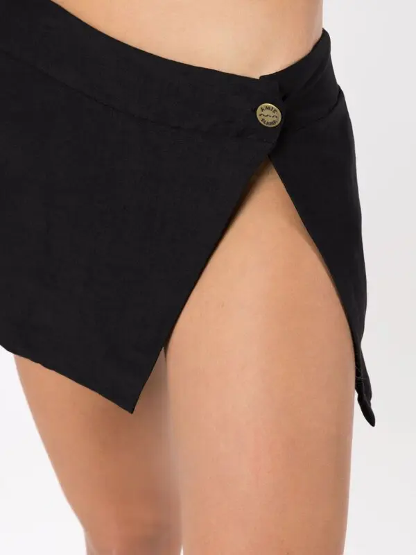 AMIR SLAMA Logo-engraved Miniskirt
