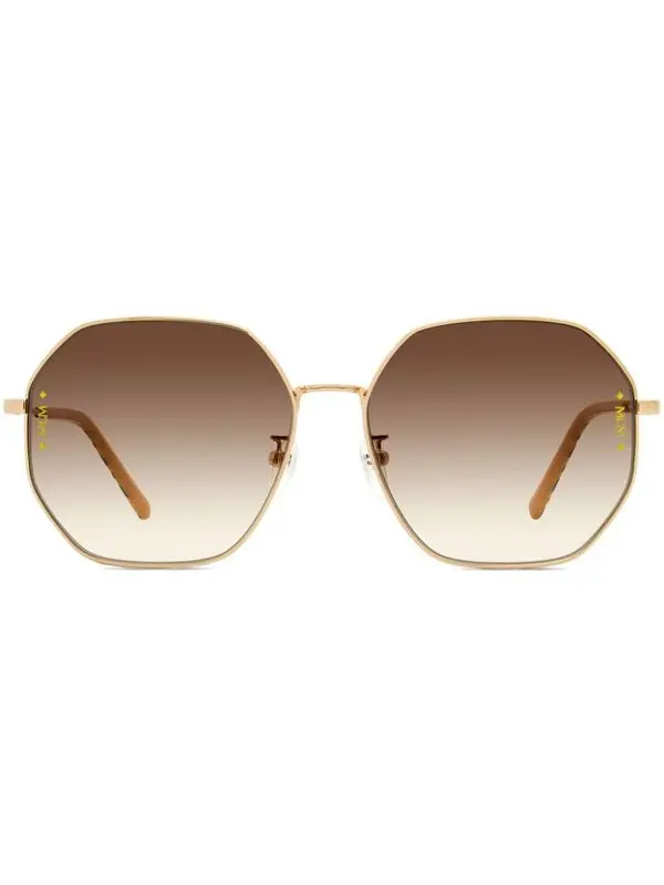 Mcm 165slb Octagon Sunglasses - Gold