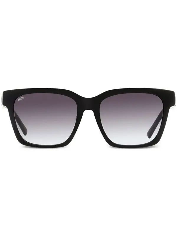 Mcm 713 Sa Rectangular Sunglasses - Black