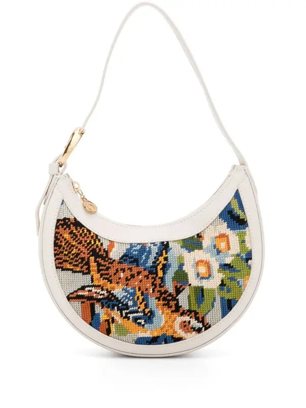 MARINE SERRE Floral Tapestry Bag