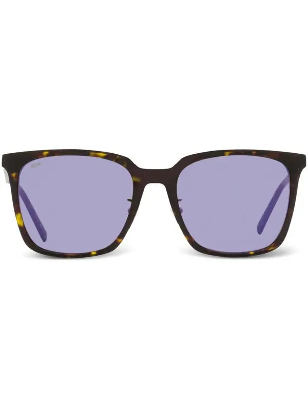 Mcm Rectangular Frame Sunglasses - Brown