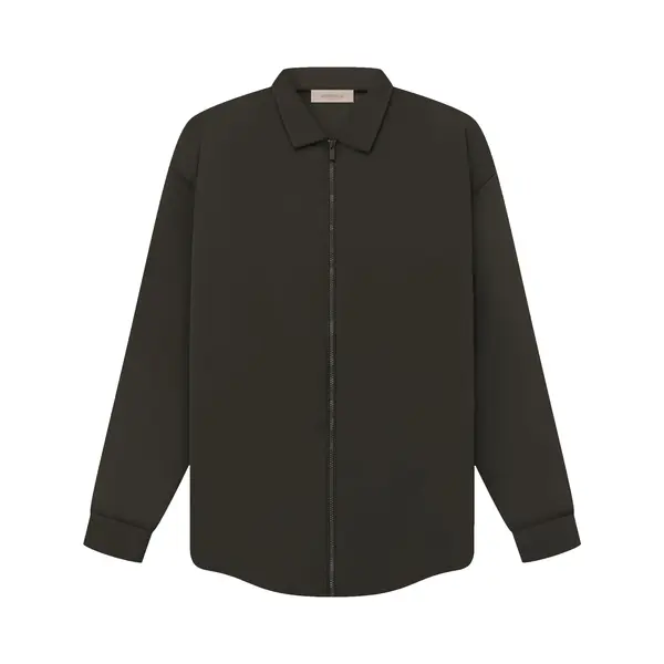 Fear Of God Filled Nylon Shirt Jacket 'off - Black