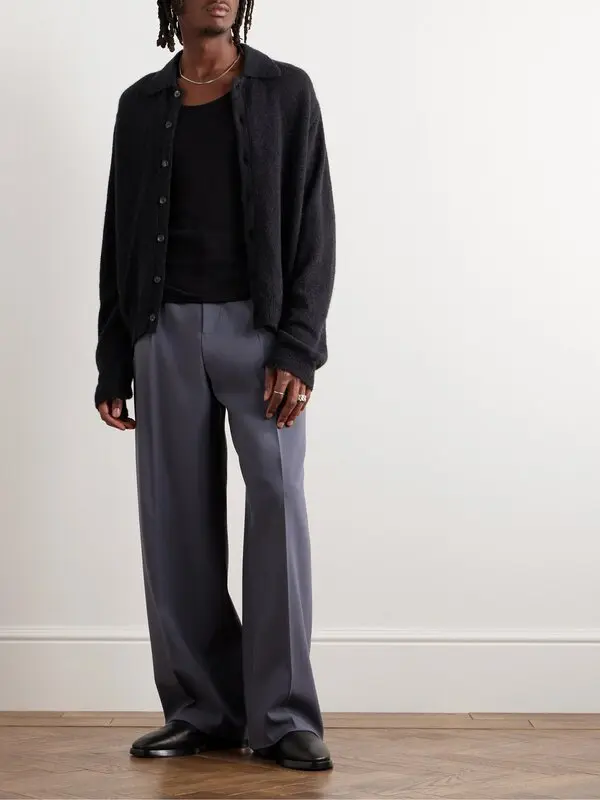 Our Legacy Evening Alpaca-blend Cardigan - Black