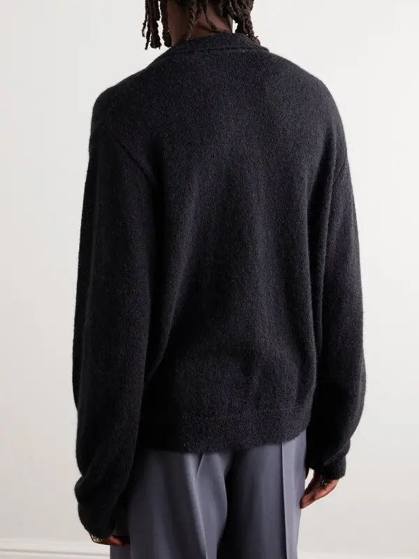 Our Legacy Evening Alpaca-blend Cardigan - Black