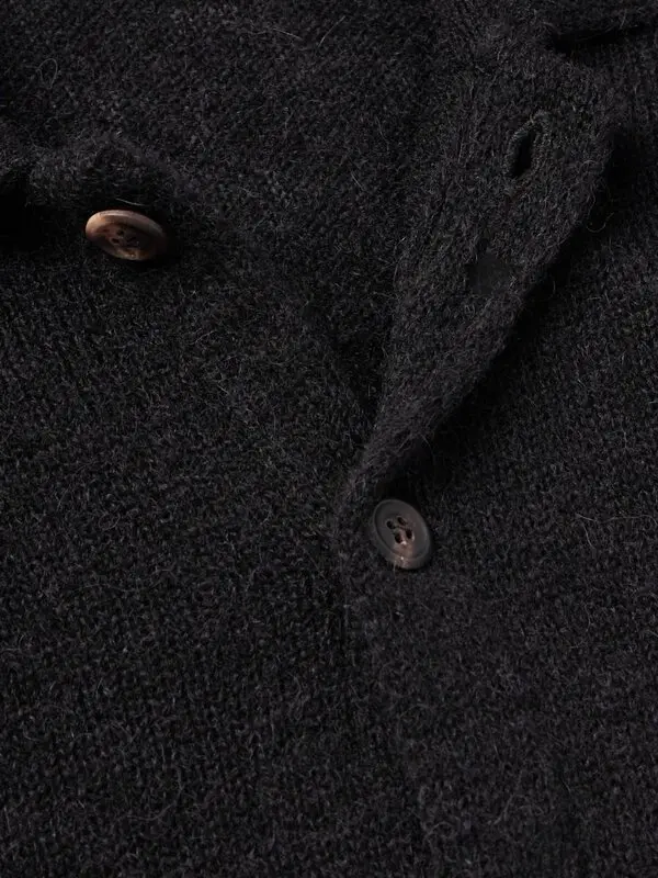 Our Legacy Evening Alpaca-blend Cardigan - Black