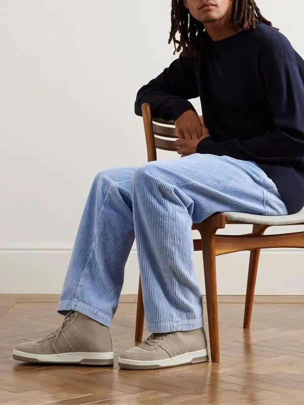Mr P. Larry Suede High-top Sneakers