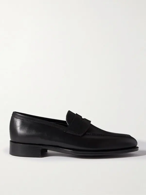 George Cleverley Bradley Ii Leather Penny Loafers