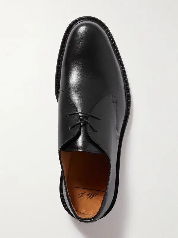 Mr P. James Polished-leather Derby Shoes