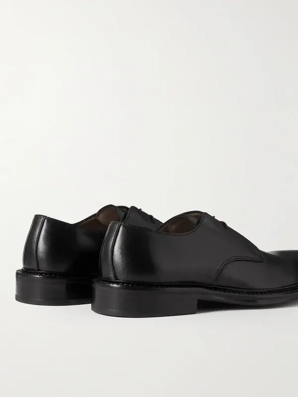 Mr P. James Polished-leather Derby Shoes