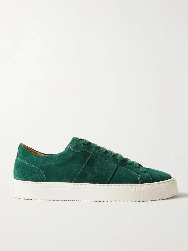 Mr P. Alec Regenerated Suede Sneakers - Green