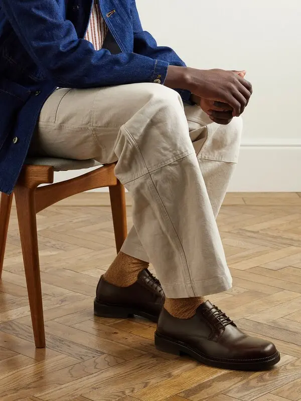 Mr P. Jacques Leather Derby Shoes