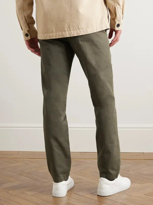 Mr P. Straight-leg Cotton-twill Chinos
