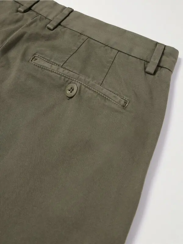 Mr P. Straight-leg Cotton-twill Chinos