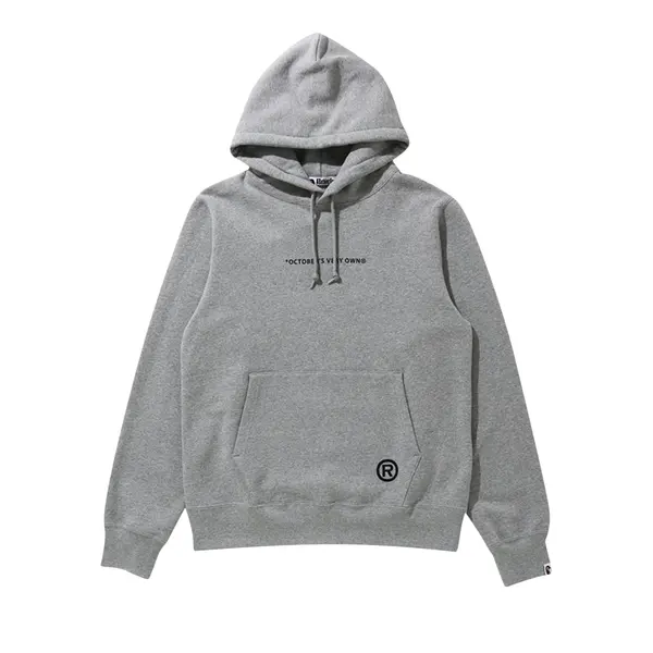A BATHING APE X Ovo Pullover Hoodie - Grey
