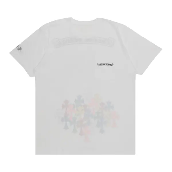 Chrome Hearts Multicolor Cross T-shirt - White