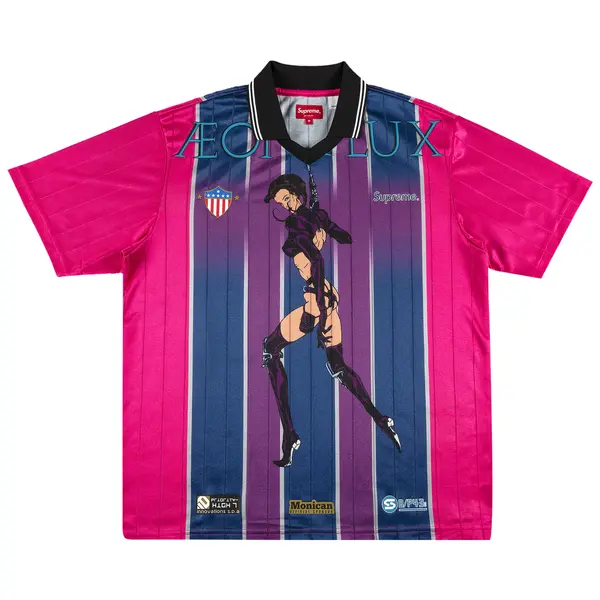 Supreme Aeon Flux Soccer Jersey - Pink