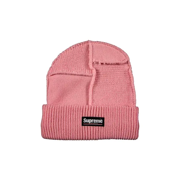 Supreme Paneled Seam Beanie - Pink