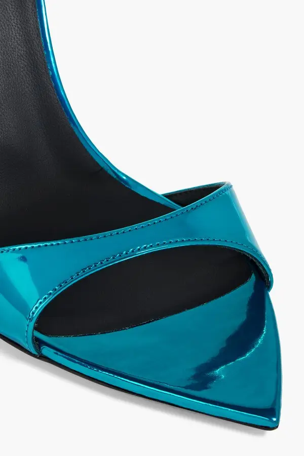 GIUSEPPE ZANOTTI Intriigo 105 Mirrored Sandals - Turquoise