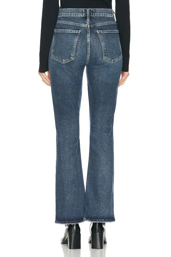AGOLDE Nico High Rise Slim Boot Jeans - Captivate