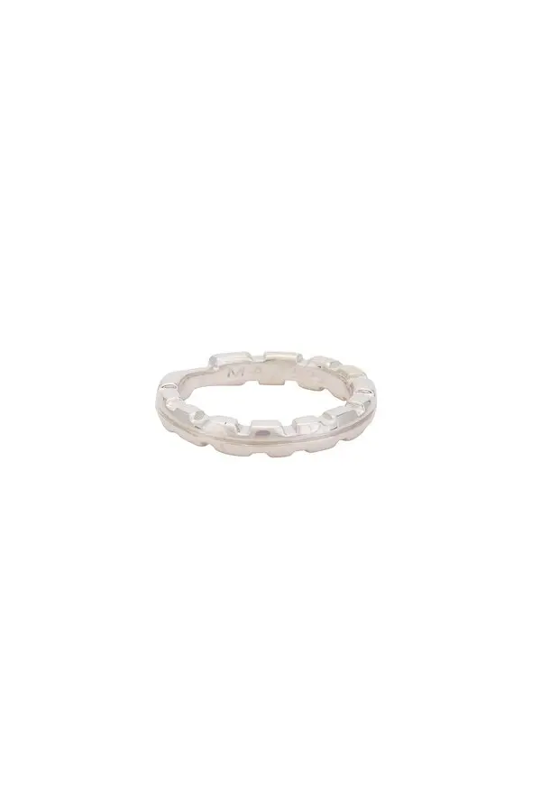 MARTINE ALI Stacking Groove Ring - Silver