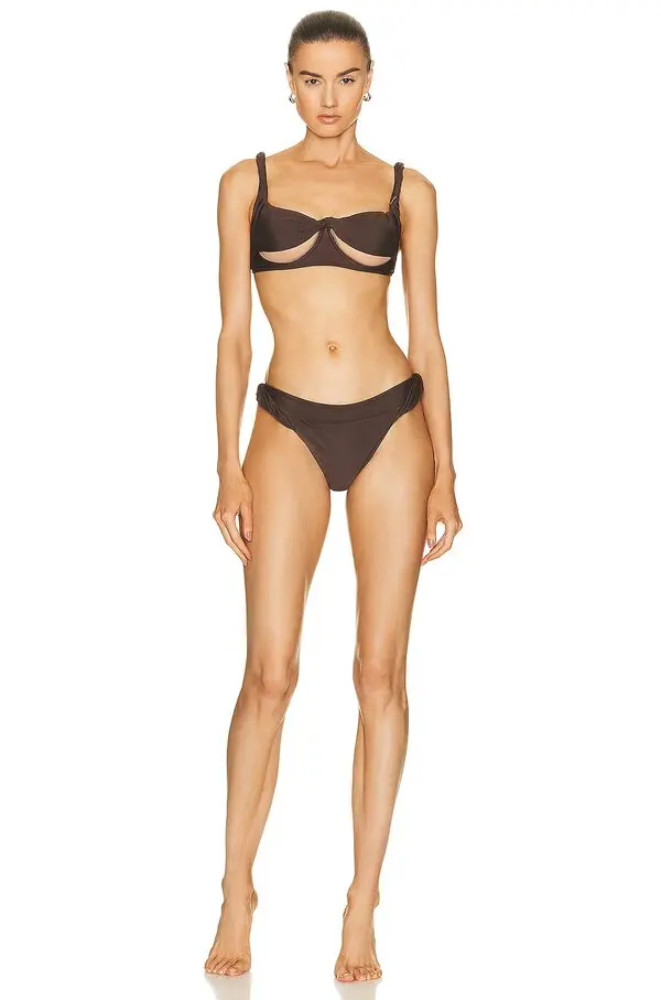 DI PETSA Twisted Underbust Bikini Bottom