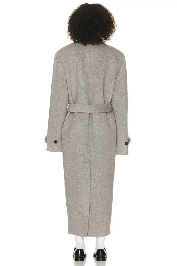 HELSA Bold Shoulder Long Coat