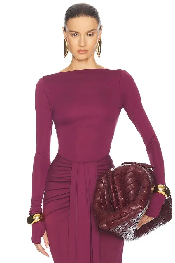 HELSA Matte Jersey Long Sleeve Top