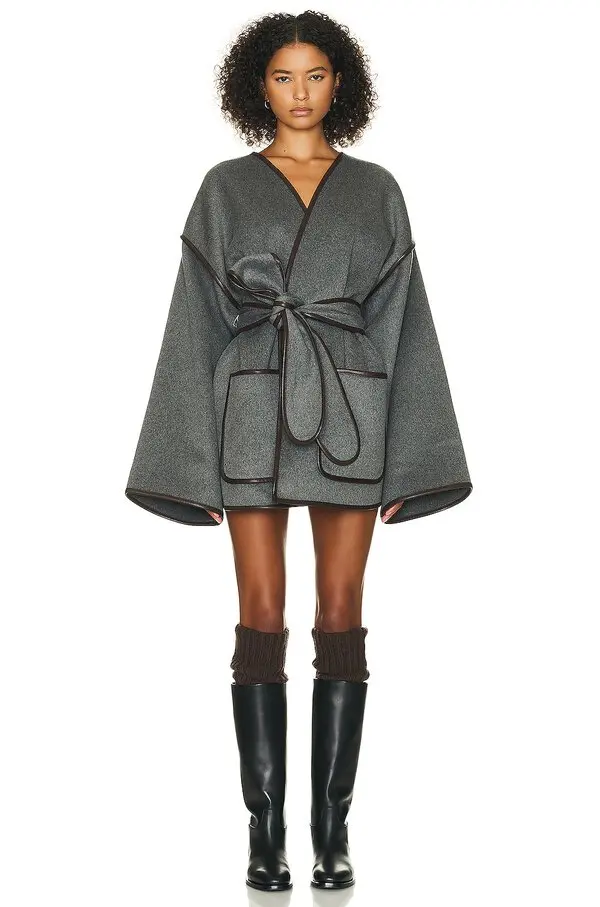 HELSA Wool Blend Blanket Coat
