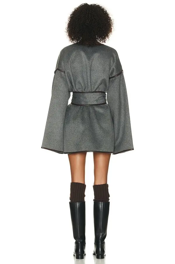HELSA Wool Blend Blanket Coat