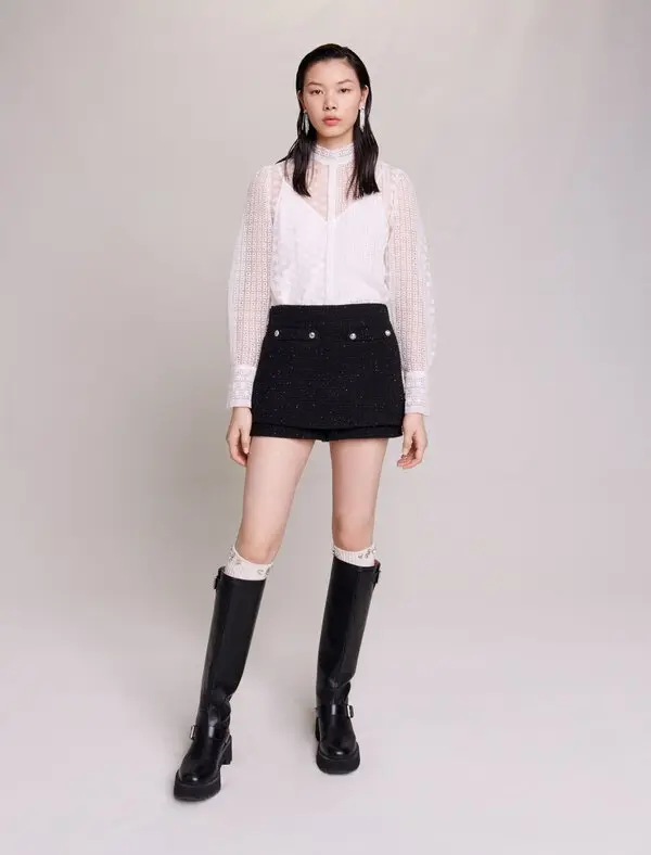 Maje Sheer Shirt