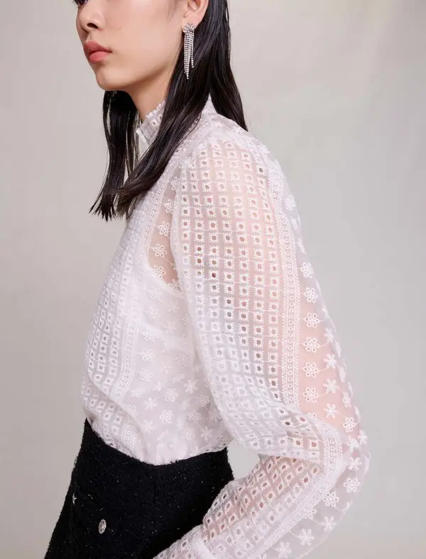 Maje Sheer Shirt