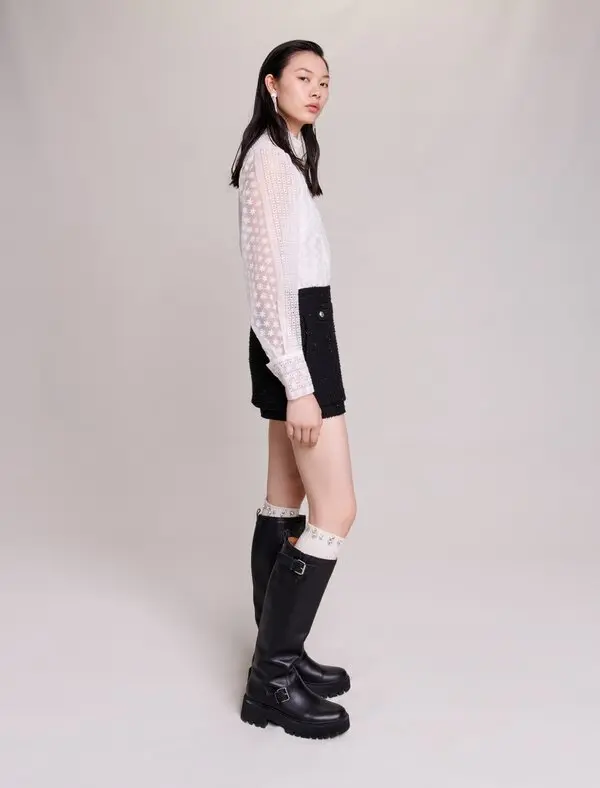 Maje Sheer Shirt