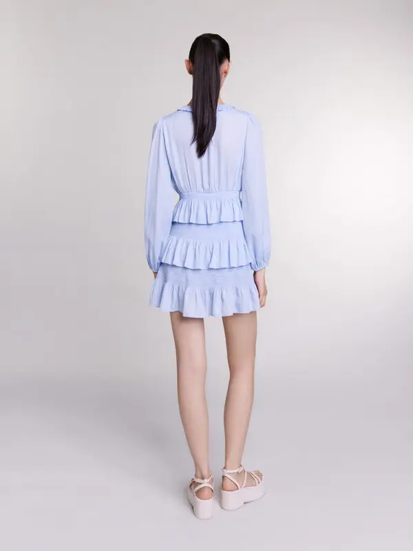 Maje Ruffled Dress