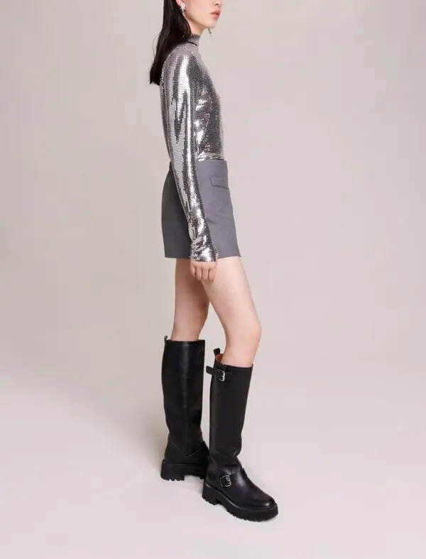 Maje Glittery Top