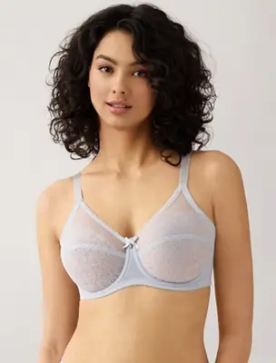 Wacoal Retro Chic Full Figure Underwire Bra - Micro Chip