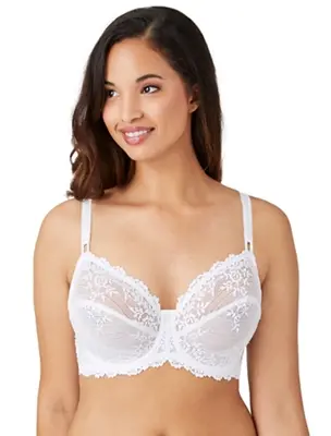 Wacoal Embrace Lace Underwire Bra - Delicious White