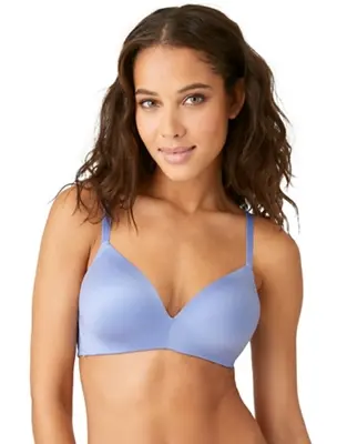 Wacoal Future Foundation Wire Free T-shirt Bra With Lace - Purple Impression