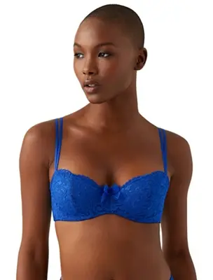 Wacoal Ciao Bella Balconette Bra - Surf Blue