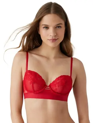 Wacoal Opening Act Underwire Bra - Haute Red
