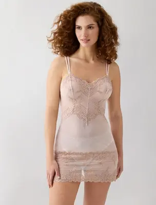 Wacoal Embrace Lace Chemise /night Sky - Angel Wing Rose Dust