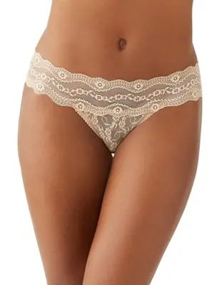 Wacoal Lace Kiss Bikini - Au Natural