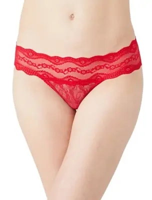 Wacoal Lace Kiss Bikini - Crimson Red