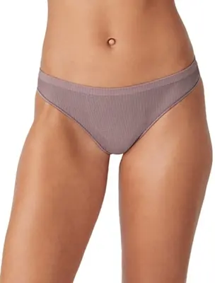 Wacoal Comfort Intended Rib Thong - Peppercorn