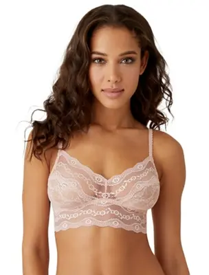 Wacoal Lace Kiss Bralette - Rose Smoke