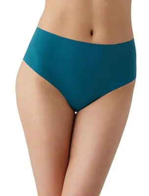 Wacoal B.bare Hi-waist Thong - Blue Coral