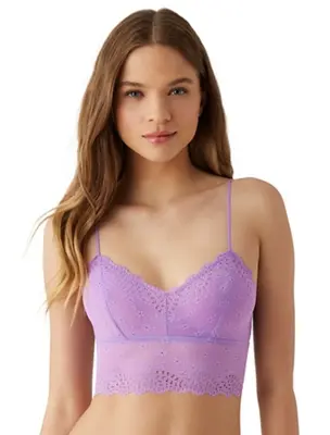 Wacoal Inspired Eyelet Bralette - Orchid Mist