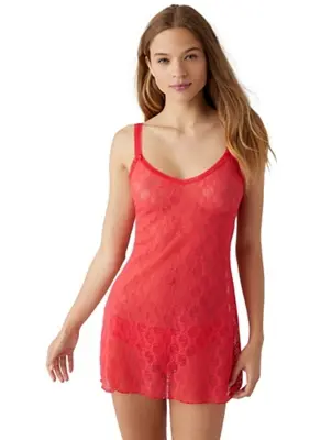 Wacoal Lace Kiss Chemise - Hibiscus