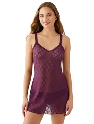 Wacoal Lace Kiss Chemise - Potent Purple