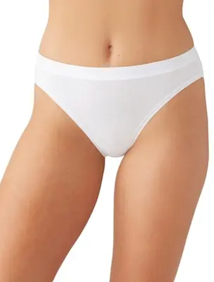 Wacoal Understated Cotton Bikini - White